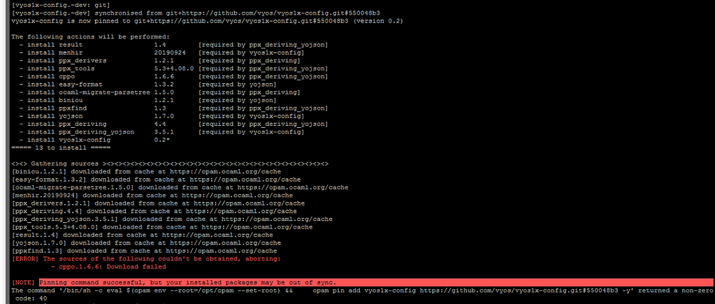 Error Building from Docker - General questions - VyOS Forums