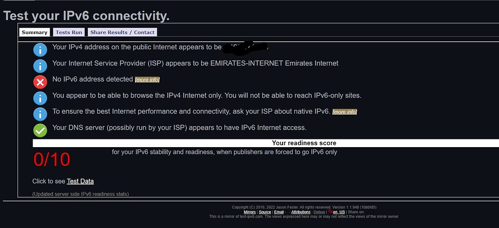 IPV6 address not detected on Lan - ipv6 - VyOS Forums