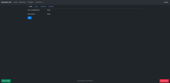 A frontend webgui for Vyos - Vyerwall-GUI - Development - VyOS Forums