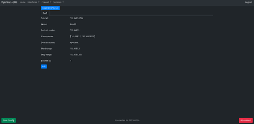 A frontend webgui for Vyos - Vyerwall-GUI - Development - VyOS Forums