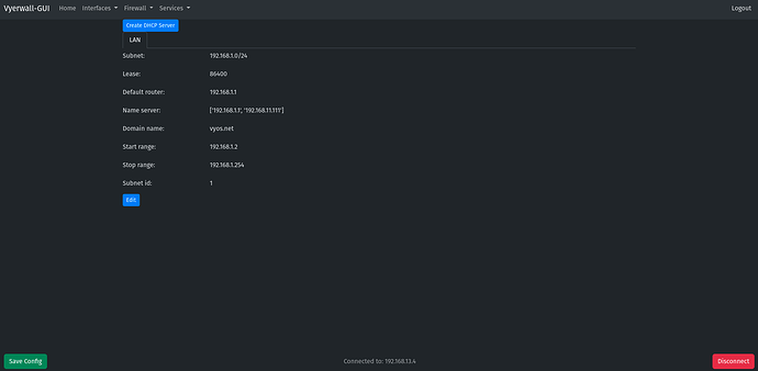 A frontend webgui for Vyos - Vyerwall-GUI - Development - VyOS Forums