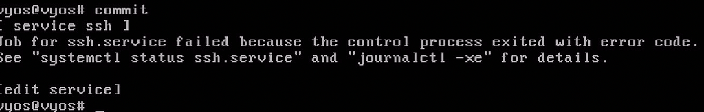 SSH listener on VRF interface will not work - Bugs - VyOS Forums